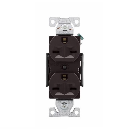 Eaton Wiring 15 Amp Heavy-Duty Duplex Receptacle, #14-10 AWG, 6-15R ...