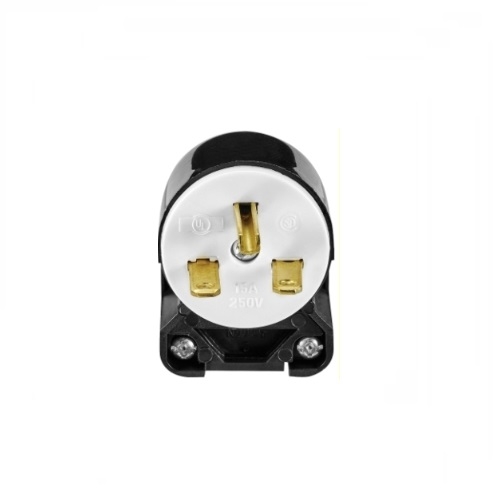 Eaton Wiring 15 Amp Electric Plug, Angled, NEMA 6-15P, Black (Eaton ...