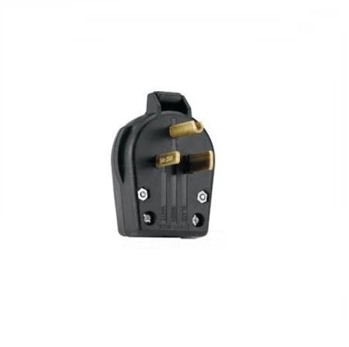 Eaton Wiring 50 Amp Electric Plug, Angled, NEMA 7-50P, 277V, Grey ...