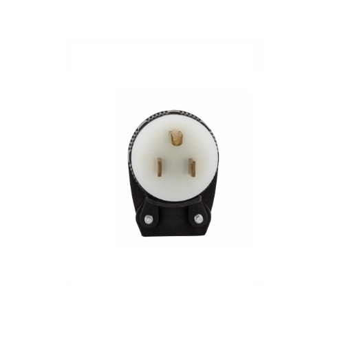 Eaton Wiring 15 Amp Straight Blade Plug w/ Safety Grip, Angled, 2-Pole ...