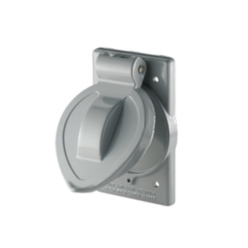 Eaton Wiring Standard Weatherproof Diecast Aluminum Receptacle Cover ...