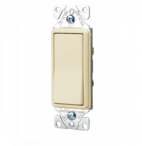 Eaton 15 Amp 3-Way Rocker Switch, Almond (Eaton 7503A) | HomElectrical.com