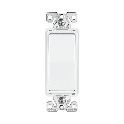 Eaton Wiring Antimicrobial Decorator Switch, 1-Pole, 1 Phase, 14-10 AWG ...
