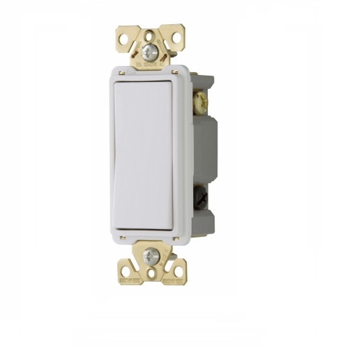 Eaton Wiring 20 Amp 4-Way Lighted Rocker Switch, White (Eaton Wiring ...