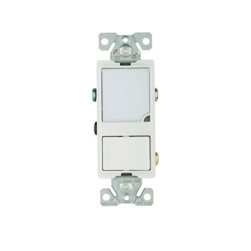 Eaton Wiring 15A Single Pole Switch w/ Nightlight, 120V, White (Eaton ...