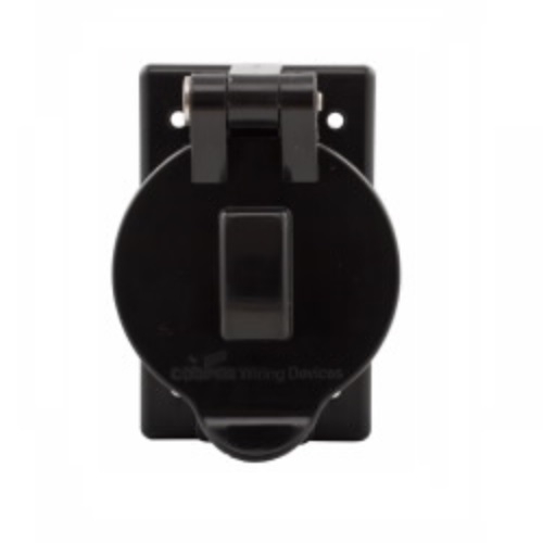Eaton Wiring Weatherproof Receptacle Cover for 50 Amp Locking Devices ...