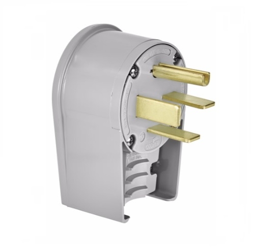 Eaton Wiring 50 Amp Electric Plug, Angled, NEMA 15-50P, Grey (Eaton ...