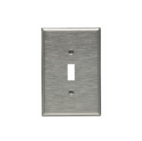 Eaton Wiring 1-Gang Toggle Switch Wall Plate, Oversize, Steel (Eaton ...