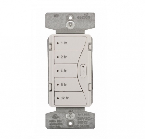 Eaton Wiring 1800W Hour Timer w/ OFF Button, 5-Button, White (Eaton ...