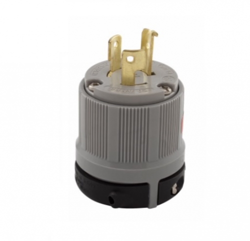 Eaton Wiring 20 Amp Locking Plug, Safety Grip, Non-NEMA, Grey (Eaton ...