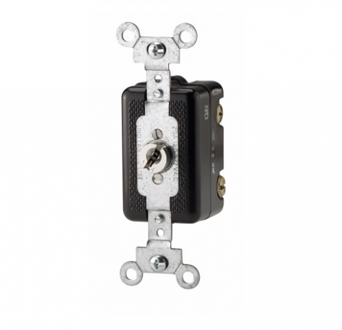 Eaton Wiring 20 Amp Locking Switch w/ Key Removal, Corbin Locking ...