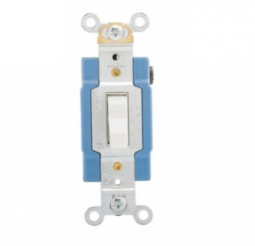 Eaton Wiring 15A Lighted Modular Toggle Switch, SP, #14-#10 AWG, 120V ...