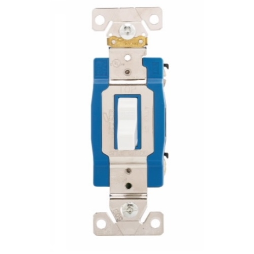 Eaton Wiring 15A Modular Toggle Switch, Single Pole, #14-#10 AWG, 120V ...