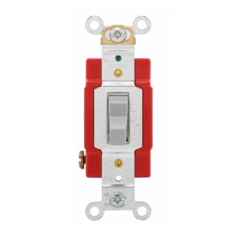 Eaton Wiring 20 Amp Toggle Switch, 4-Way, Industrial, Grey (Eaton ...