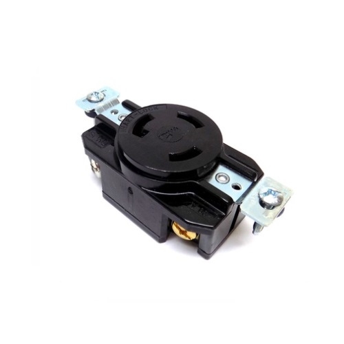 Eaton Wiring 30 Amp Locking Receptacle, Standard, 3-Pole, 3-Wire, 250V ...