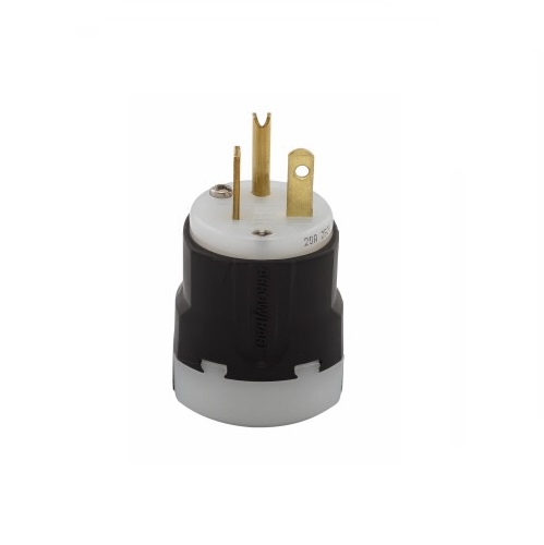 Eaton Wiring 20 Amp Grip Plug, NEMA 6-20P, 250V, Black/White (Eaton ...