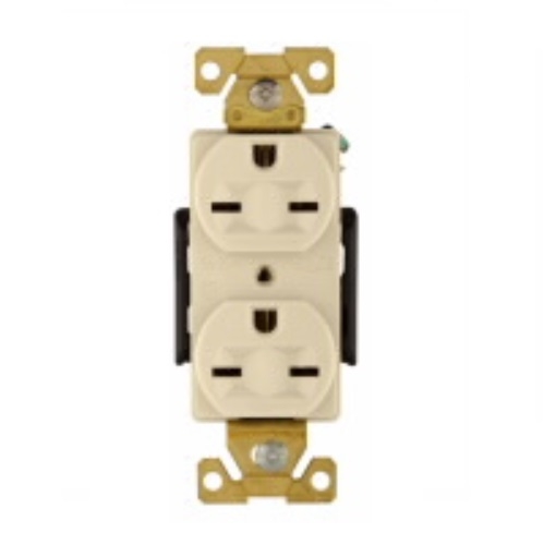 Eaton Wiring 15 Amp Duplex Receptacle w/Terminal Guards, NEMA 6-15R ...