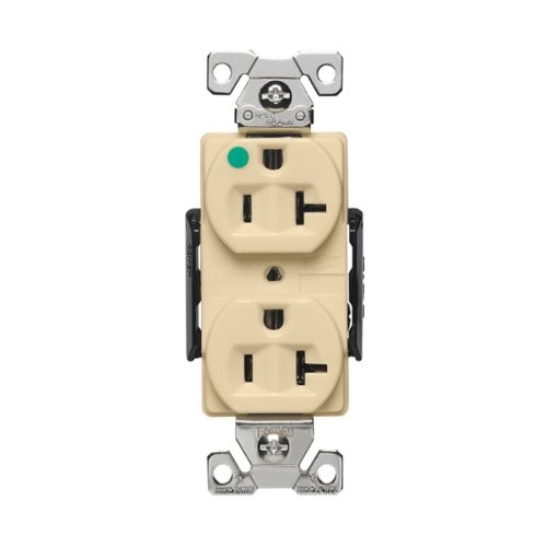Eaton Wiring 20A Modular Duplex Receptacle, HG, 2-Pole, 3-Wire, 125V ...