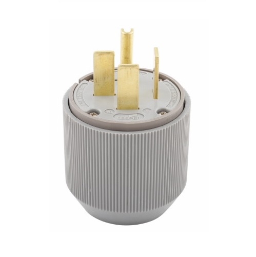 Eaton Wiring 60 Amp Electric Plug, NEMA 15-60P, 250V, Grey (Eaton ...