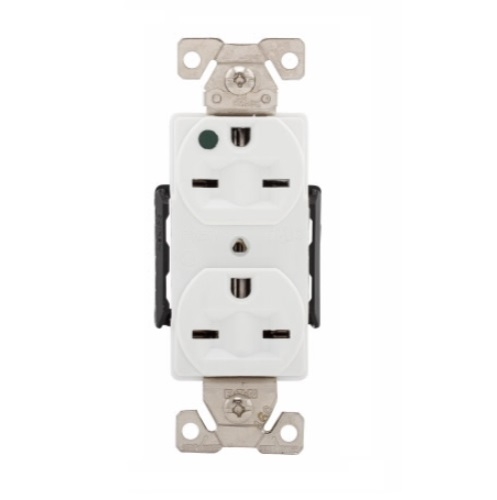Eaton Wiring 15 Amp Duplex Receptacle, NEMA 6-15R, Hospital Grade ...