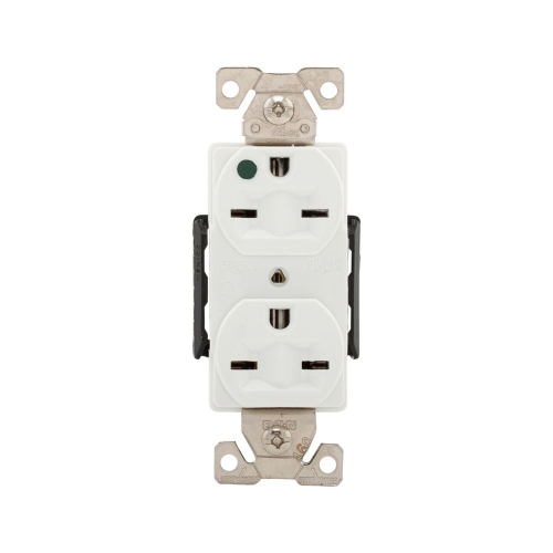 Eaton Wiring 15A Modular Duplex Receptacle, HG, 2-Pole, 3-Wire, 250V ...