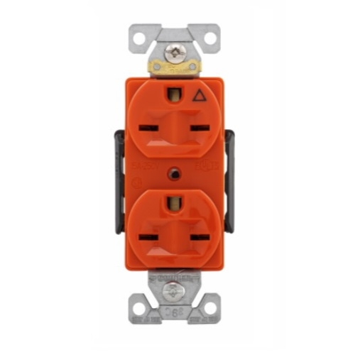 Eaton Wiring 15 Amp Duplex Receptacle, Isolated Ground, NEMA 6-15R ...