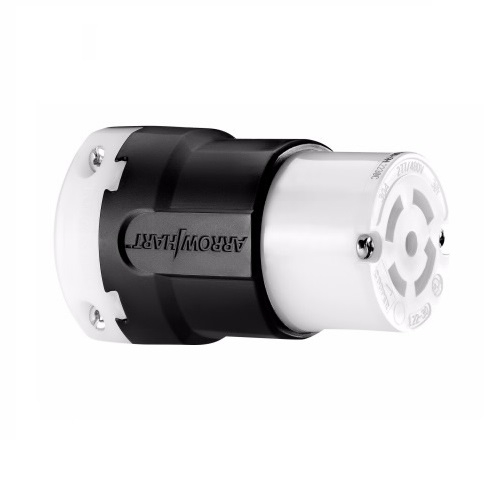 Eaton Wiring 30 Amp Locking Connector, NEMA L22-30, 277V/480V, Black ...