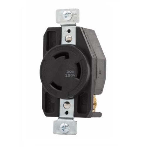 Eaton Wiring 30 Amp Locking Receptacle, NEMA L6-30, 250V, Black (Eaton ...