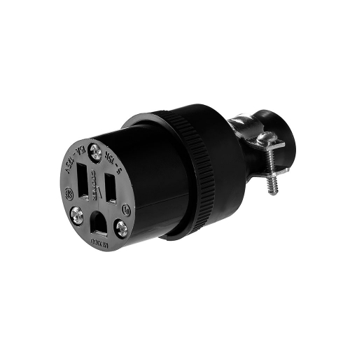 Eaton Wiring 15A Connector Theroplastic Rubber, 2-Pole, 3-Wire ...