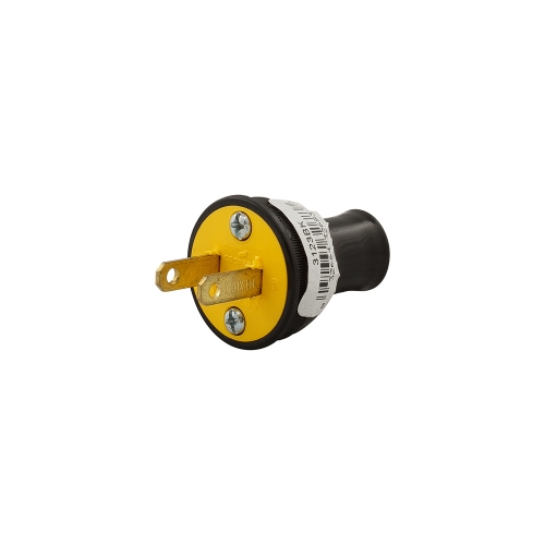 Eaton Wiring 15A Round Electrical Plug, .406" Diameter, 2-Pole, 2-Wire ...