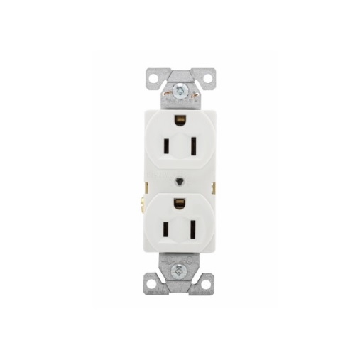 Eaton Wiring 15 Amp Duplex Receptacle, 2-Pole, 3-Wire, 125V, #14-10 AWG ...