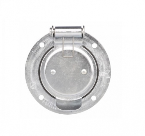 Eaton Wiring 50 Amp Flanged Inlet w/ Lid, Non-NEMA, 480V, Steel (Eaton ...
