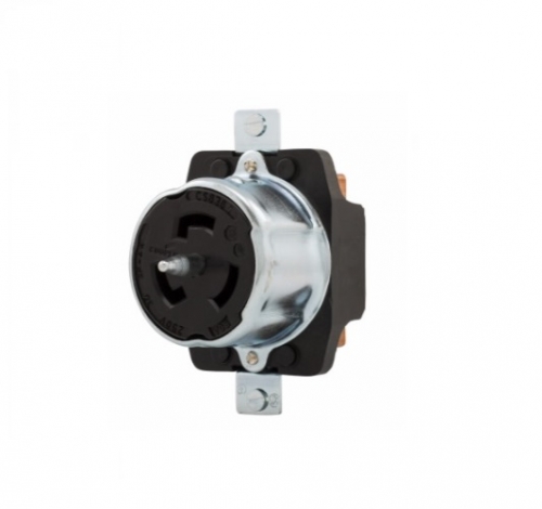 Eaton Wiring 50 Amp Locking Receptacle, Non-NEMA, 250V, Black (Eaton ...