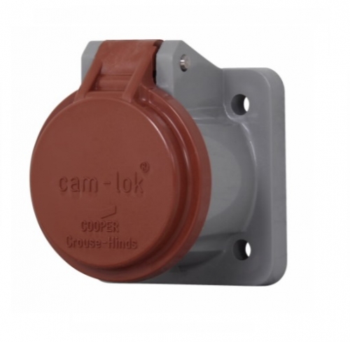 Eaton Wiring Cam-Lok Receptacle Cover, NEMA 3R, Brown (Eaton Wiring ...