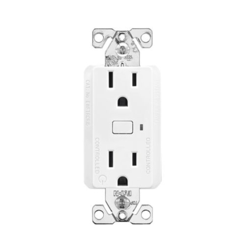 Eaton Wiring 15A Wi-Fi Smart Duplex Receptacle, TR, Single Pole/3-Way ...