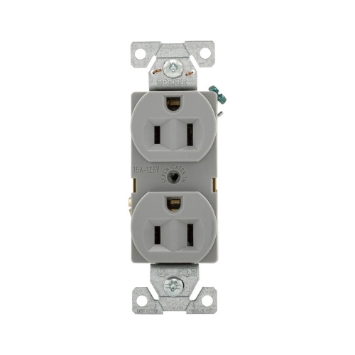 Eaton Wiring 15A Heavy-Duty EZ Link Duplex Receptacle, Split Control ...