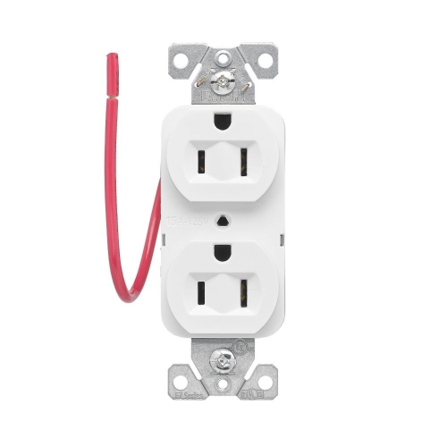 Eaton Wiring 15A Heavy-Duty EZ Link Duplex Receptacle, Split Control ...