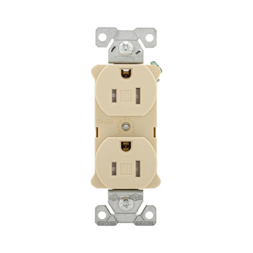 Eaton Wiring 15A Heavy-Duty EZ Link Duplex Receptacle, TR, Split ...