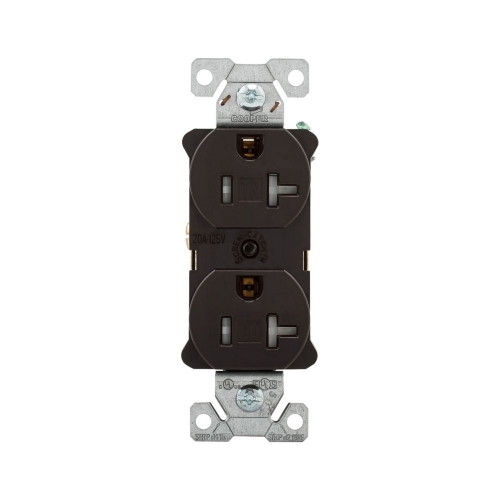 Eaton Wiring 20A Heavy-Duty EZ Link Duplex Receptacle, TR, Split ...