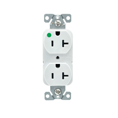 Eaton Wiring 15A EZ Link Modular Duplex Receptacle, Hospital Grade, TR ...