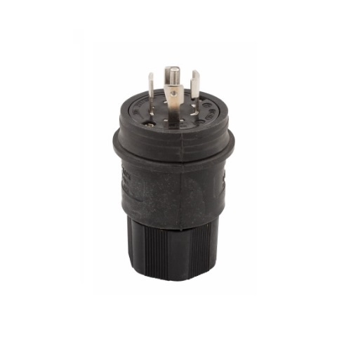 Eaton Wiring 30 Amp Locking Plug, Watertight, NEMA L20-30, Black (Eaton ...