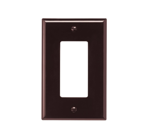 Eaton Wiring 1-Gang Wall Plate, Decorator, Midsize, Polycarbonate ...