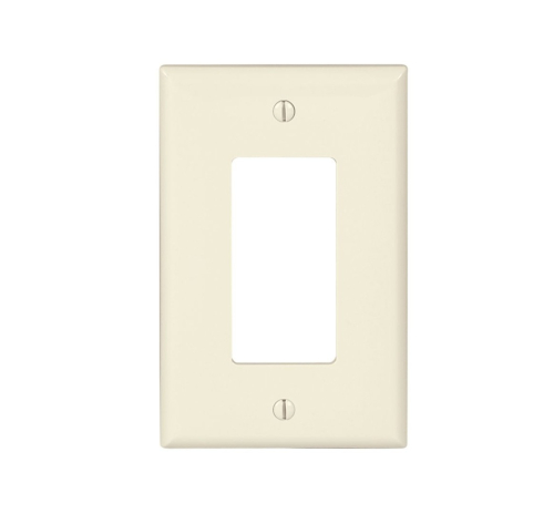 Eaton Wiring 1-Gang Wall Plate, Decorator, Midsize, Polycarbonate ...