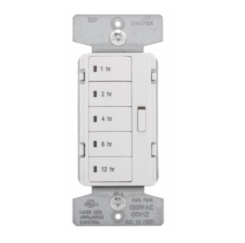 Eaton Wiring 1800W Hour Timer, 5-Button, Single-Pole, White (Eaton ...