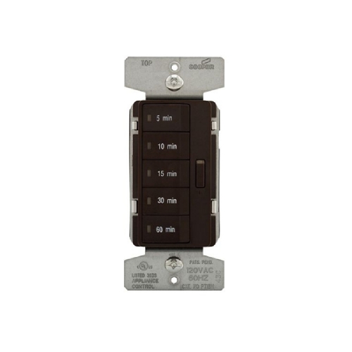 Eaton Wiring 1800w Minute Timer 5 Button Single Pole 120v Brown Eaton Wiring Pt18m B Kl