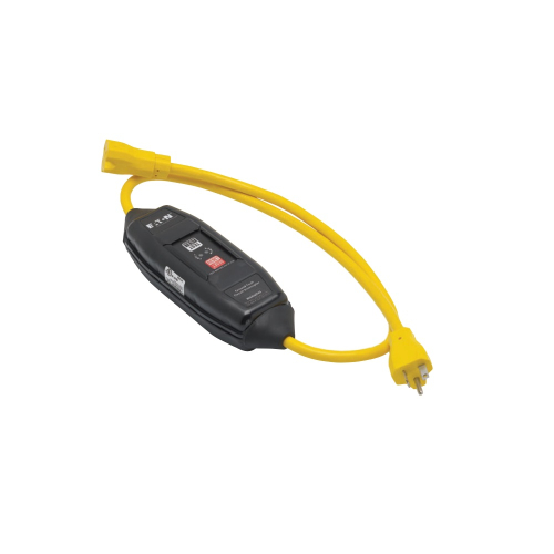 Eaton Wiring 2-ft 20A Portable GFCI, NEMA 5-20, 120V (Eaton Wiring ...