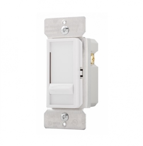 Eaton Wiring 600W Slide Dimmer, Incandescent/Halogen, Single Pole ...
