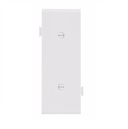 Eaton Wiring 1-Gang Sectional Wallplate, Mid-Size, Blank, Center, White ...