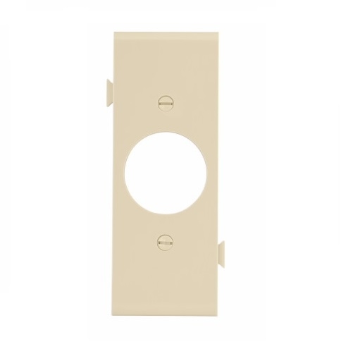 Eaton Wiring 1-Gang Sectional Wallplate, Mid-Size, Receptacle, Ivory ...