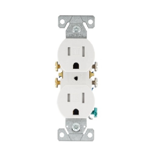 Eaton Wiring 15A TR Duplex Standard Receptacle, 2P3W, #14-10 AWG, 125V ...